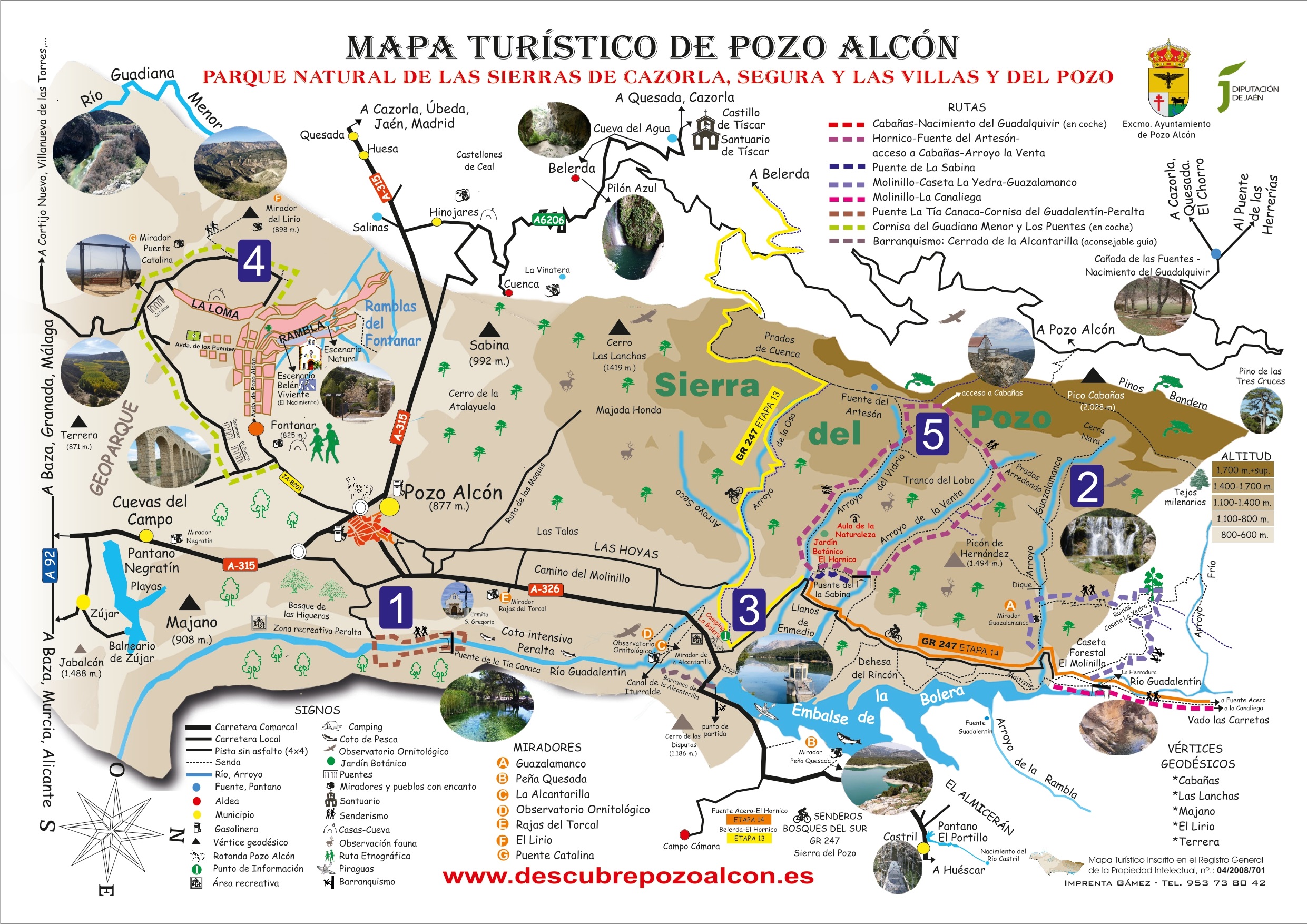 MAPA TURÍSTICO - Lo Que Pasa en Pozo Alcón